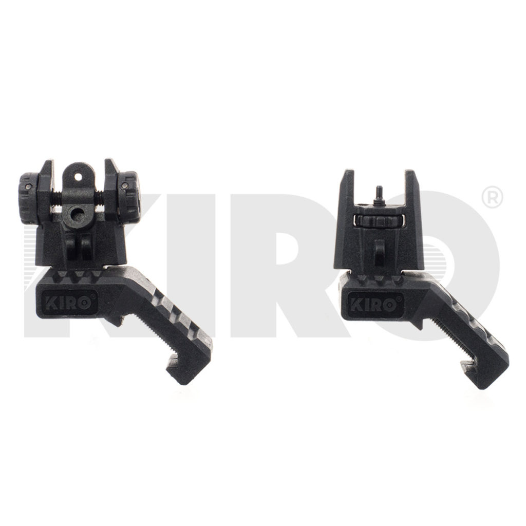 SFUSR - 45° Right Offset Flip-Up Sights - KIRO-Inc